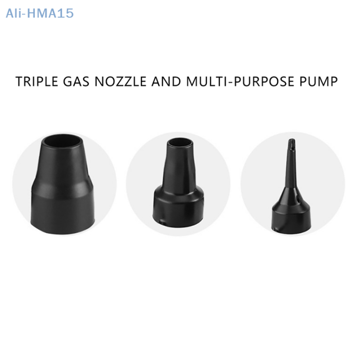 Nozzle Pump Head Air Inflator Adaptor Replacement Nozzles Black Of ...