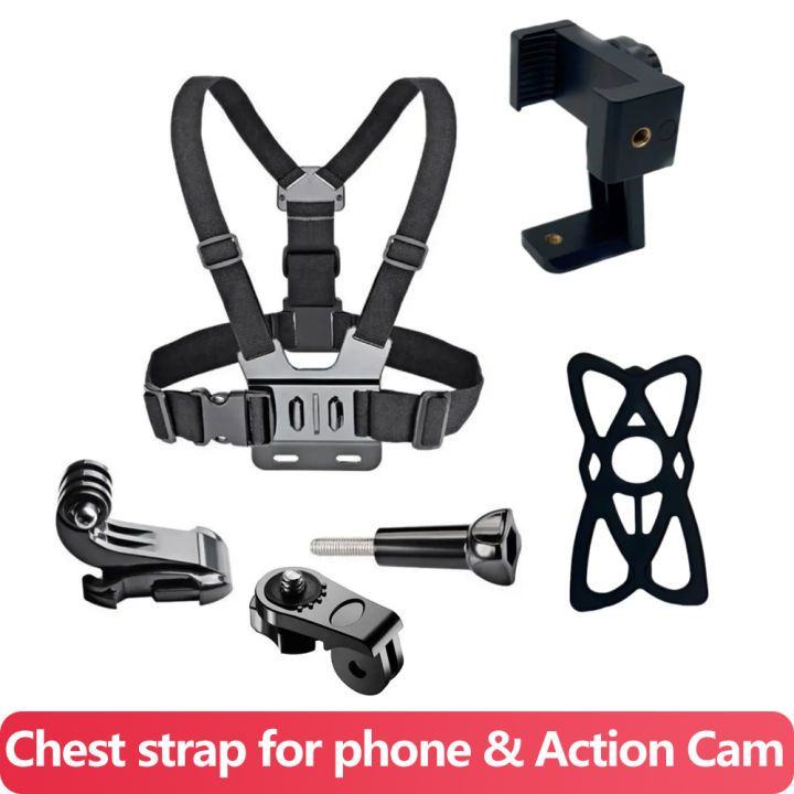 Chest Strap Rotate Phone Mount for iphone Smart Phone Belt Body Harness ...