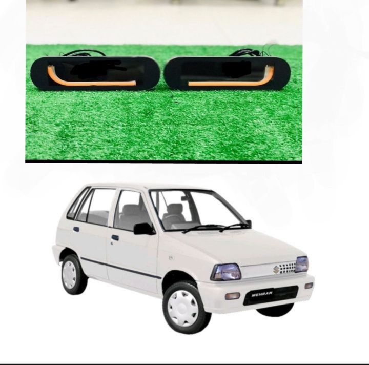Suzuki Mehran bumper light indicator DRL 2pcs | Daraz.pk