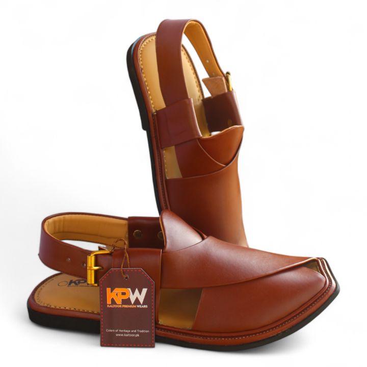 Classic Xalmi Peshawari Chappal by Kaltoor Premium Wears | Daraz.pk