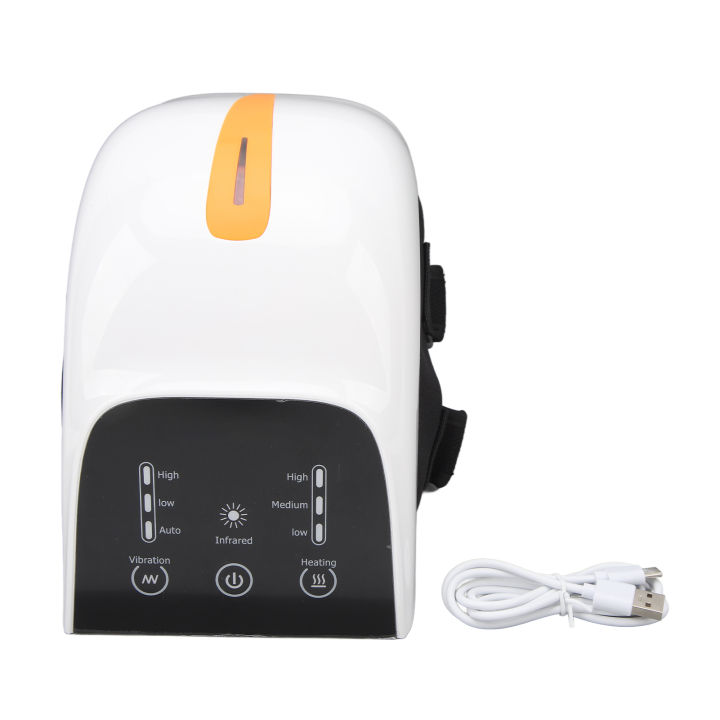 Knee Massager Electric Knee Massager Pain Relief Red Light Hot Compress ...
