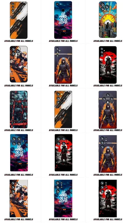 Mobile Back Skin 3D Premium Quality Full Wrap Available for All Models ...