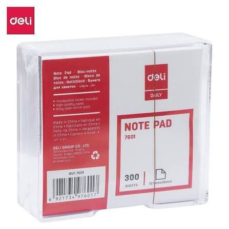 Deli Note Pad 300 Sheets - 7700 | Daraz.pk