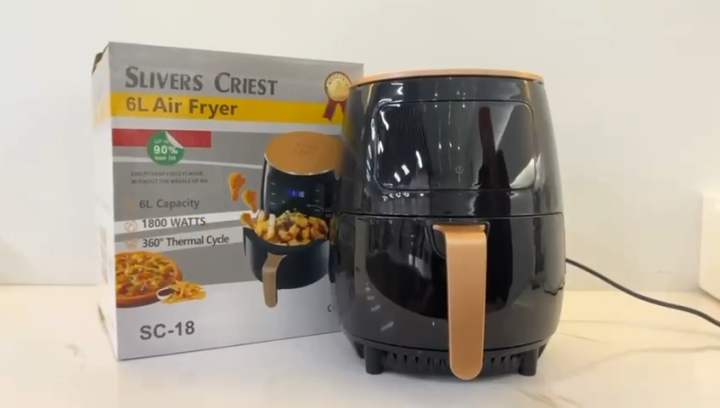 Healthy Oil Free Cooking Air Fryer 6L Mini Deep Digital the Power ...