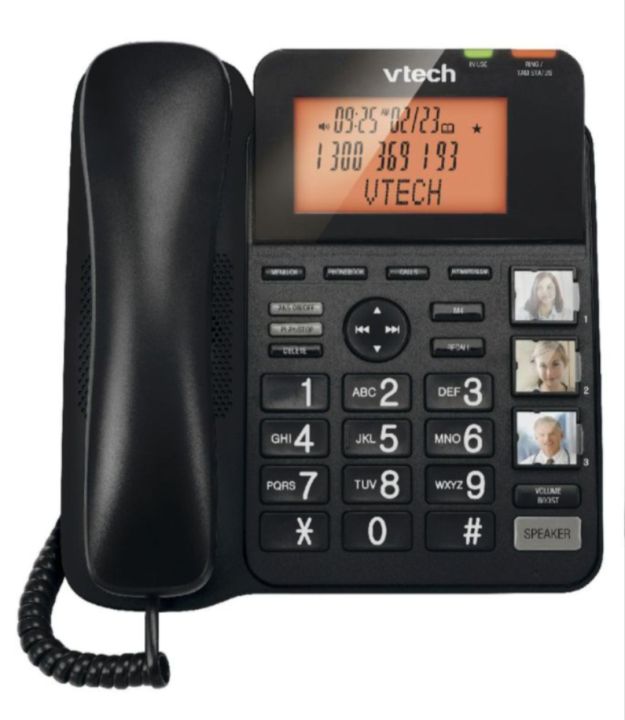 vtech 16650 Photo Big Button Corded Telephone with Caller Id | Daraz.pk