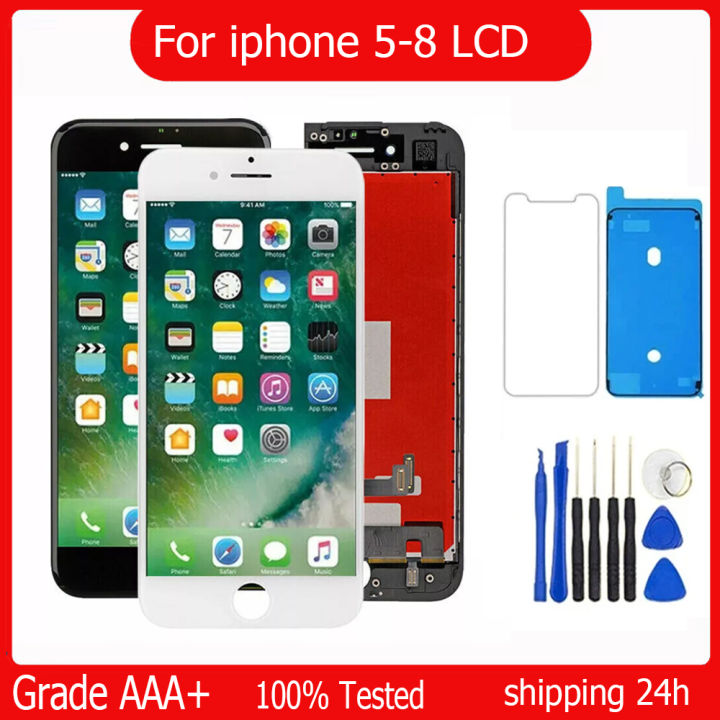 Quality LCD For iPhone 6 7 8 6S Plus Display Touch Screen Replacemen ...