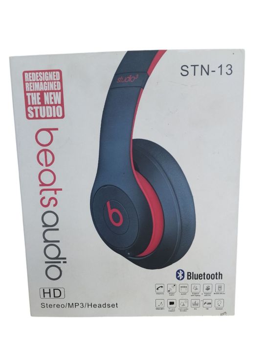 Beats Audio STN-13 Wireless Bluetooth Headphones | Over-Ear Stereo ...