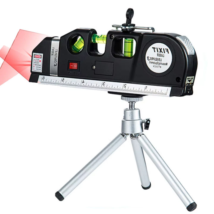 Laser Level Line Tool and Tripod Multipurpose Laser Level Kit Standard ...