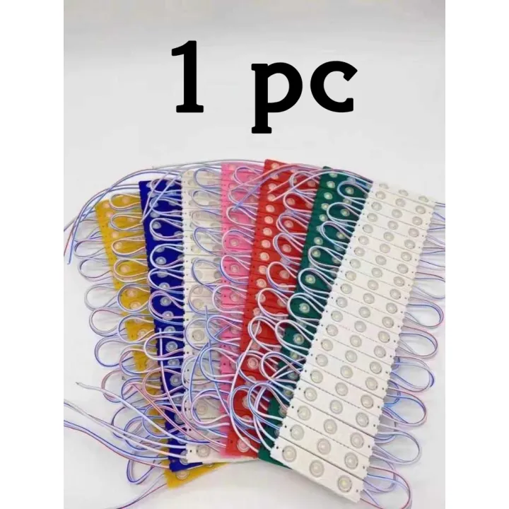 3 LED Module 12V DC LED 1pc Red, Blue, Green, yellow, pink, white ...