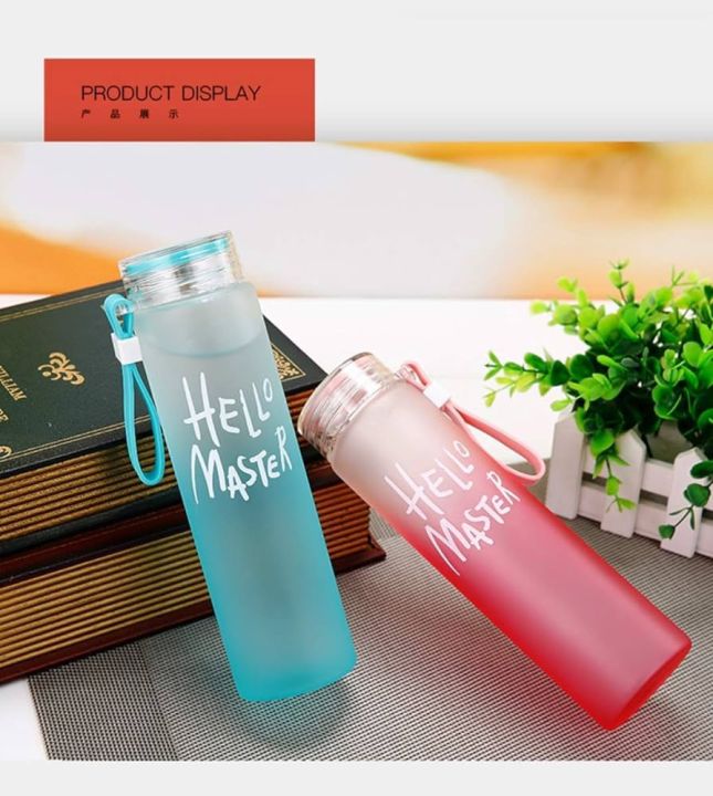 Hello Master Stylish Water Bottle 1pc (Hello Master Water Bottle 480ml ...