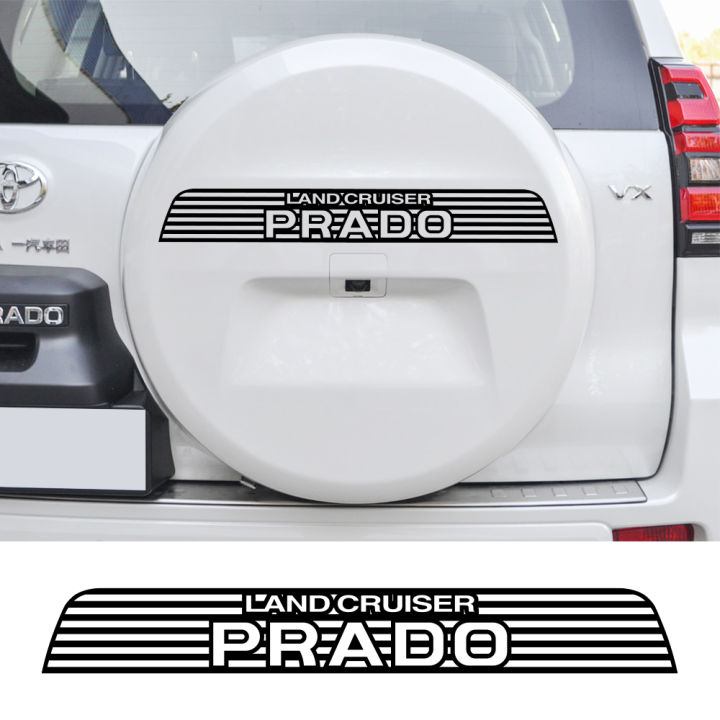 Car Spare Tires PVC Stickers For Toyota Prado 78 90 95 120 150 J90 J120 ...