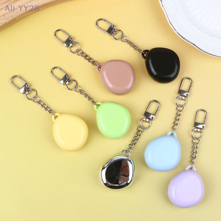 {YY28} Mini Makeup Mirror Keychain With Aluminum Palette DIY Eye Shadow ...