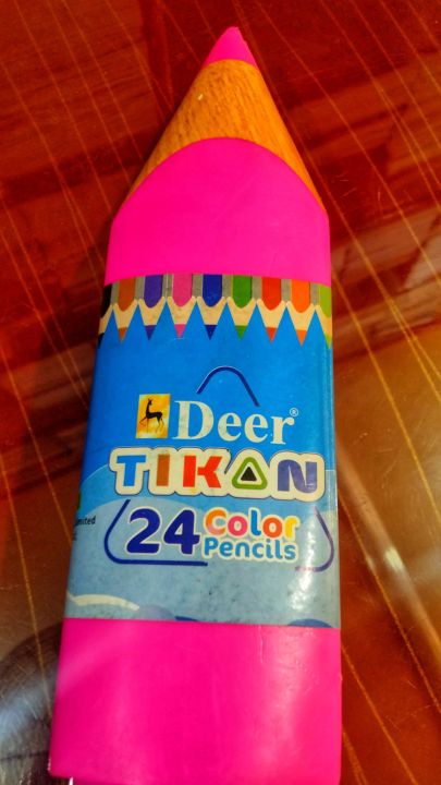 Deer Color pencils 24 colors in Large size | Daraz.pk