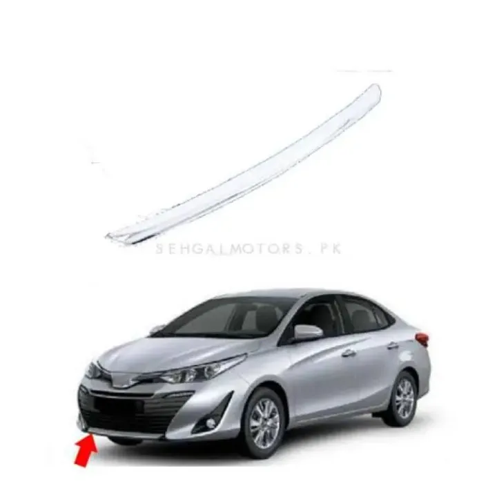 Toyota yaris front bumper chrome trim | Daraz.pk