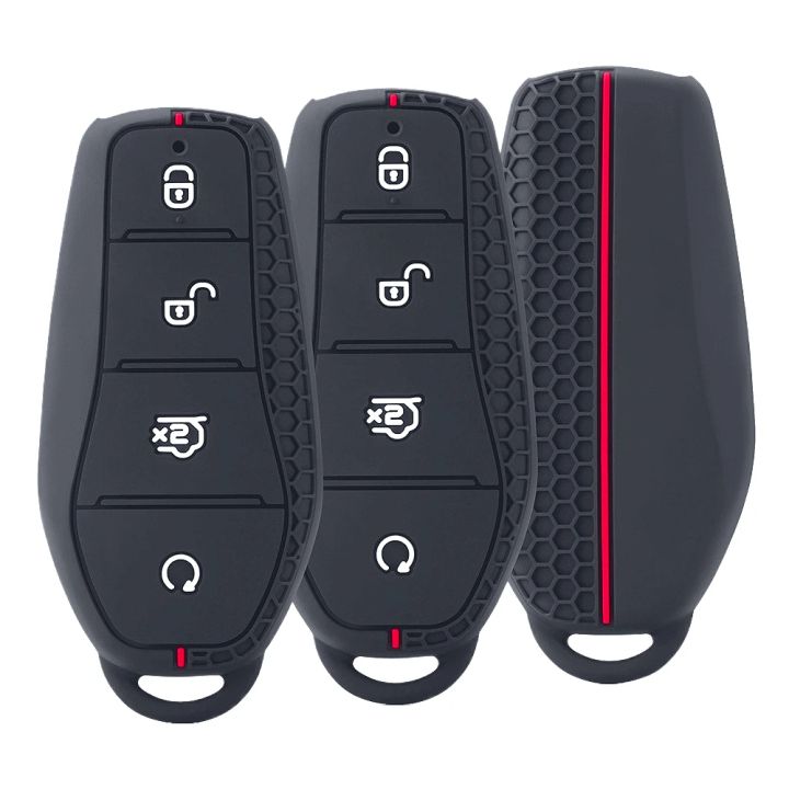 Silicone Car Remote Key Case Remote Key FOB Shell for BYD Atto 3 Han EV ...