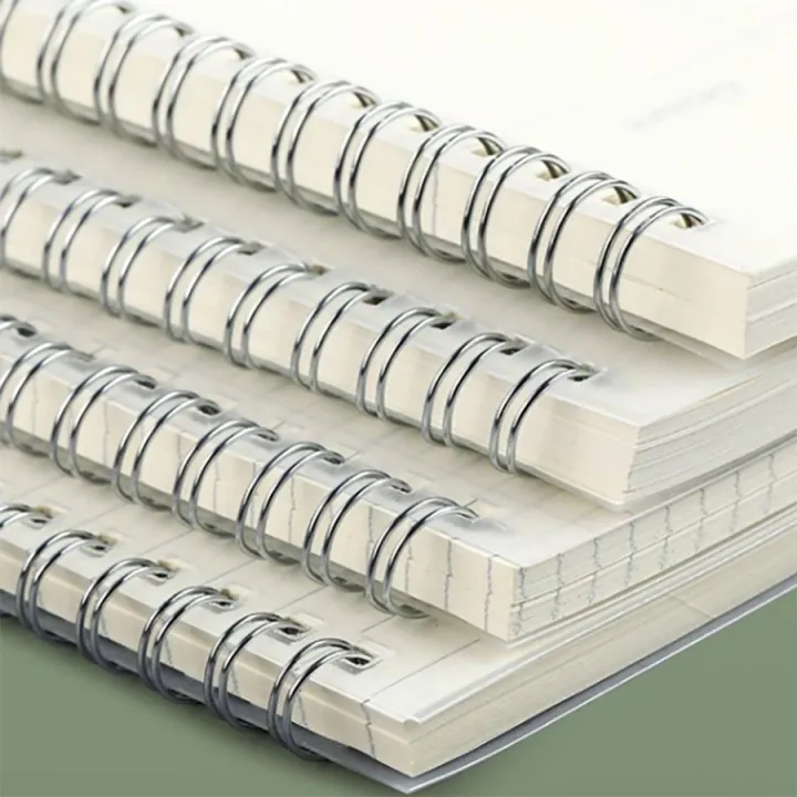 A5/B5/A4 Coil Notebook Grids Upward Flipping Notepad 80 Sheets Hard ...