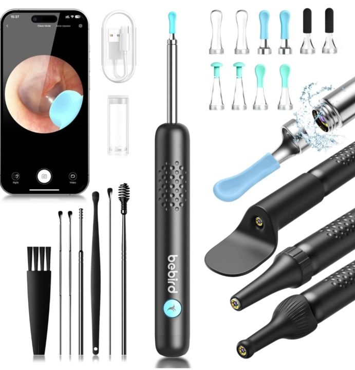 Bebird R1 smart visual ear pick Wifi HD ear cleaning endoscope luminous ...