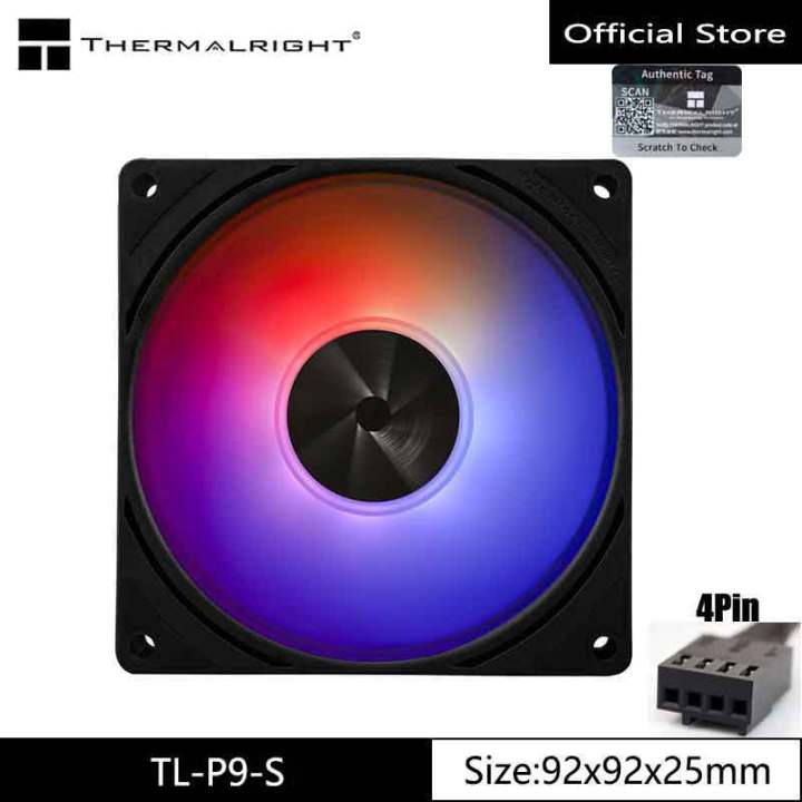 Thermalright TL-P9-S 9cm ARGB Case Fan 2200RPM 23dBA Low Noise Cooling ...