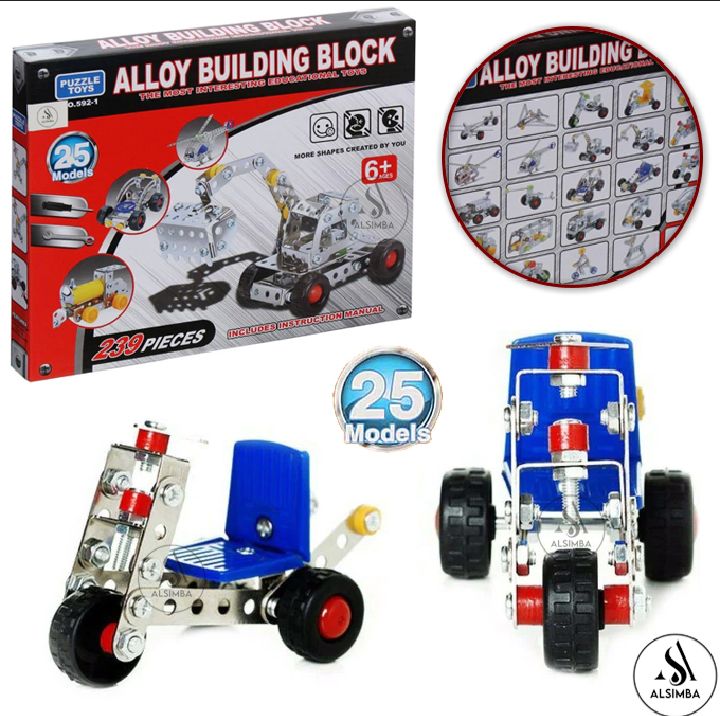 Mechanic building set 25 models 239 pcs - art craft boys tool toys ...