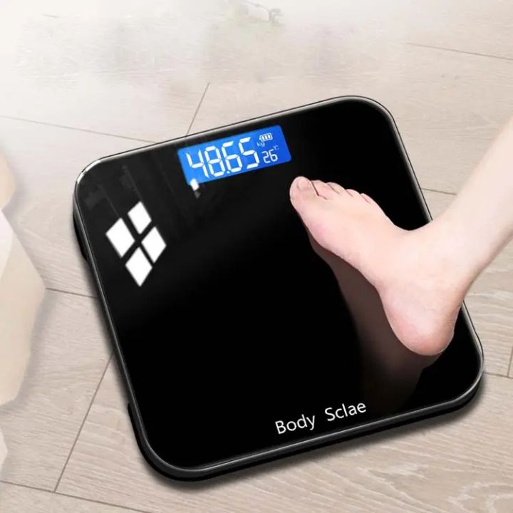 Body weight scale digital machine, bathroom balance glass weight scale ...