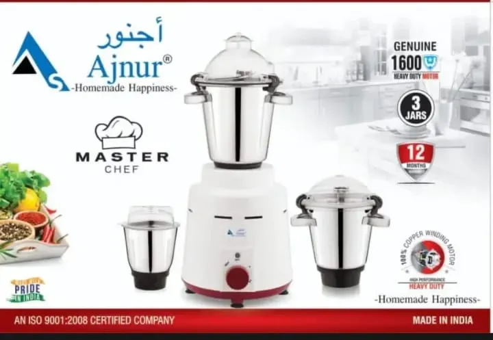 Ajnur Master Chef 1600 WATT Blender Plus Mixer Grinder | Daraz.com.bd