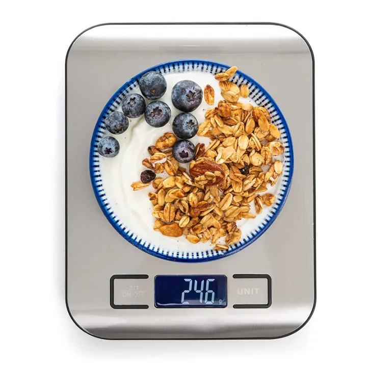 Electronic Digital Scales 5kg 10kg 1g Weights Scale Stainless Steel ...