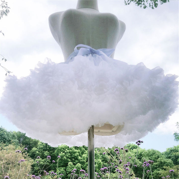 Flower Girls Petticoat Underskirt Cosplay Party Short Dress Jupon ...