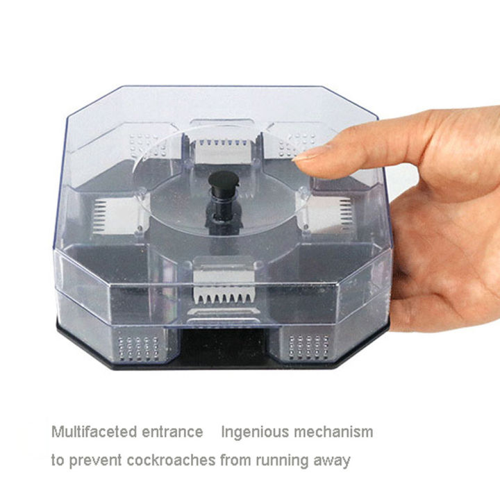 New Automatic Cockroach House Capture Trap Catcher Box Wear-resistant ...