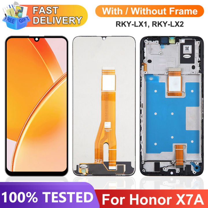6.75" Screen for Honor X7a RKY-LX1 RKY-LX2 RKY-LX3 Lcd Display Digital ...
