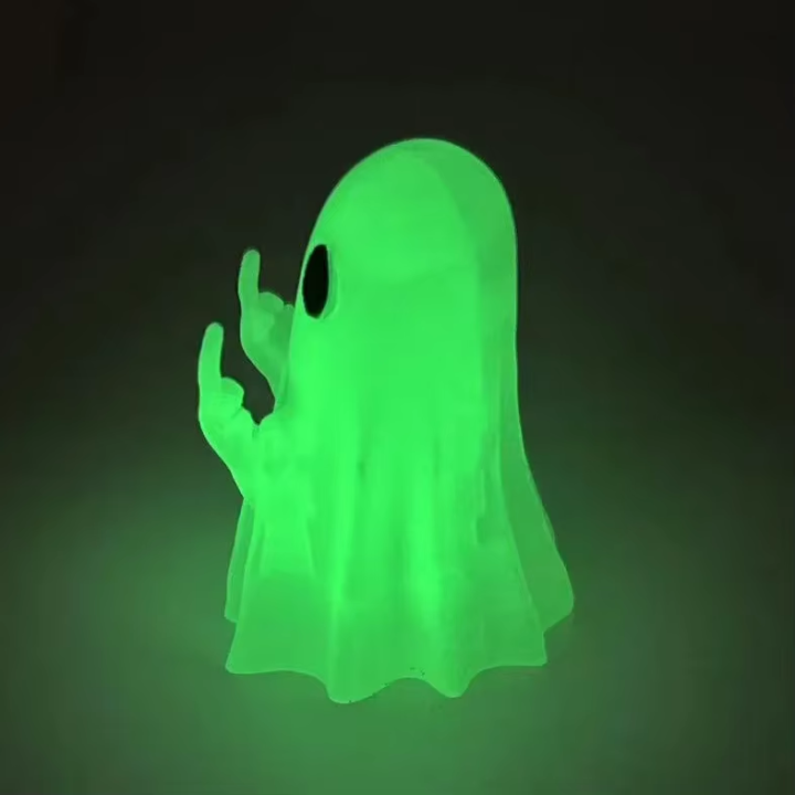 New Middle Finger Cute Ghost Statue Ghosts Small Scary Ghost Figurines ...