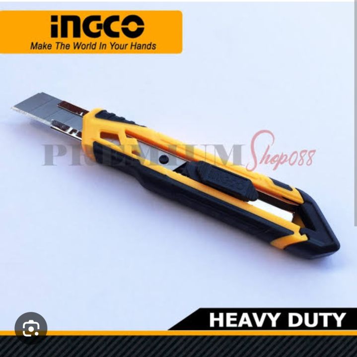 Ingco utility anti cutter with one free blade | Daraz.com.bd