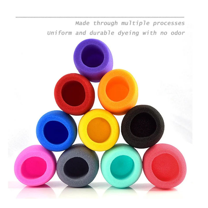 1-20Pcs Microphone Windscreen Foam Cover Thick Mic Covers Foam Mic Pop ...