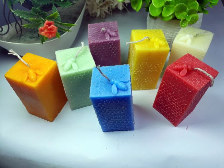Honeycomb Long Cube Scented Candles Bee Design Candles Fancy Candle ...