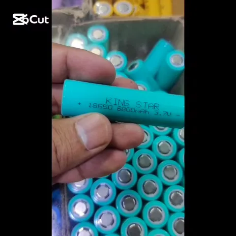 3.7V 6800mAh Rechargeable Li-ion 18650 Battery – Flat Top Cell for ...