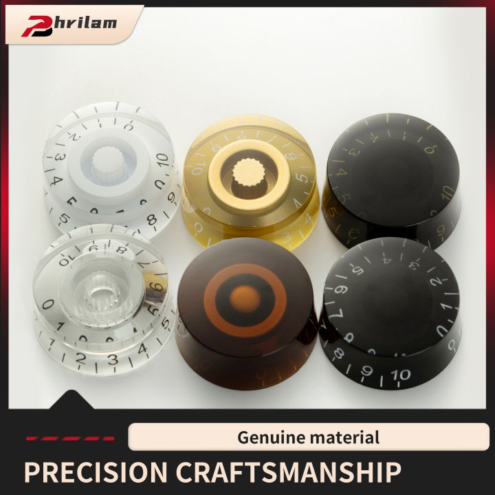PHRILAM Inch USA LP Guitar Speed Knobs Fine 18-Spline Tone Volume ...