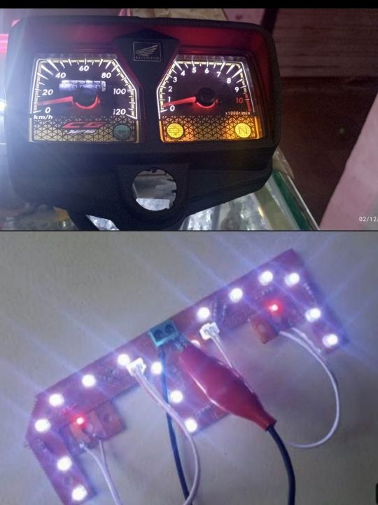 meter glowing kit 125 motorcycle with needles only led kit not meter ...