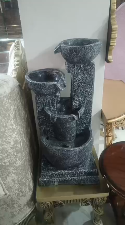 BIG sizeThree Bowls Gray water Fountain. | Daraz.com.np