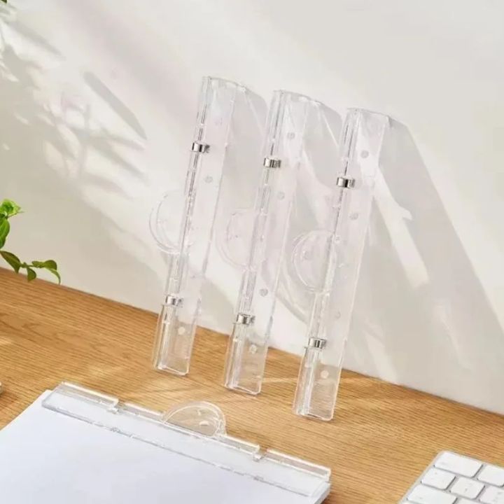 Acrylic Transparent Clip Stationery Folder Paper Clip Blackboard Book ...
