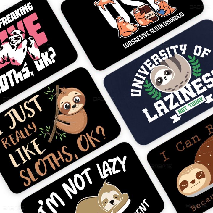 Sloth Anime Spend Or Save Funny Shell On Off Ultra Thin No Fade Sticker ...