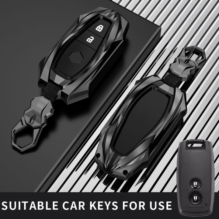 Fit for suzuki car key case cover ring chain shell holder housing ...