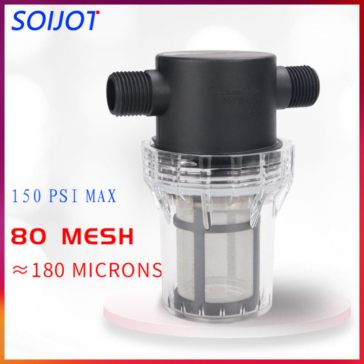 304 Stainless Steel Filter Screen 80 Mesh Pre-Filter Water Pump Filter ...