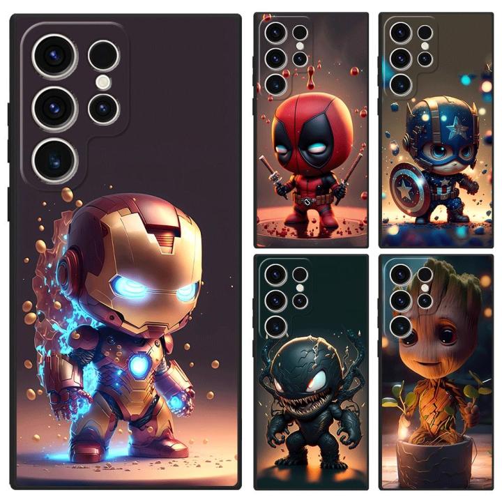 Marvel Iron Man Cover Phone Case for Samsung Galaxy S24 Ultra S22 S23 ...