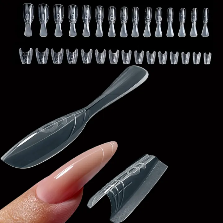 240 Pieces of Dual-Form Nail Forms - Nail Molds, Can Quickly Extend ...