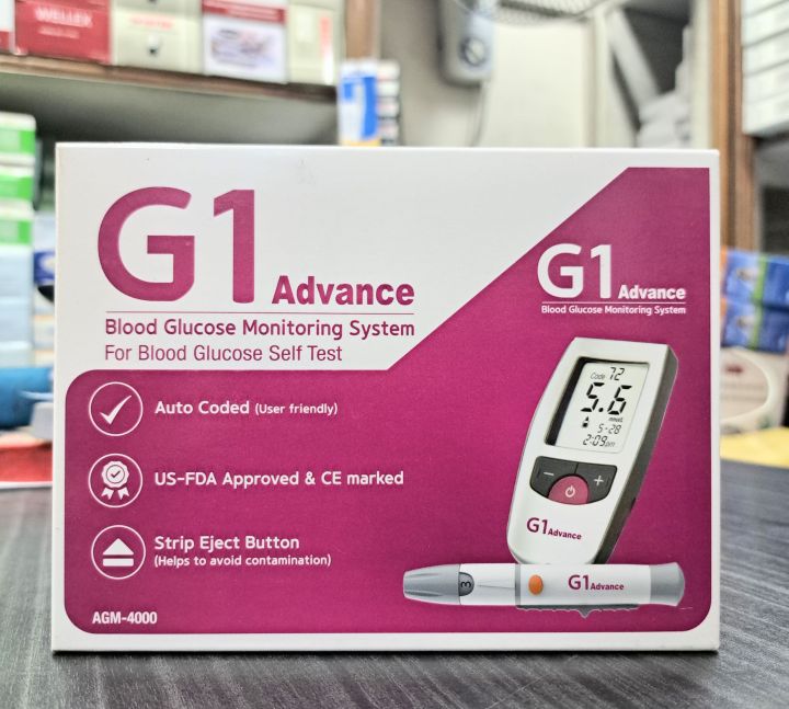 G1 Advance blood glucose Monitor with 10 test strips Alere G1 | Daraz ...