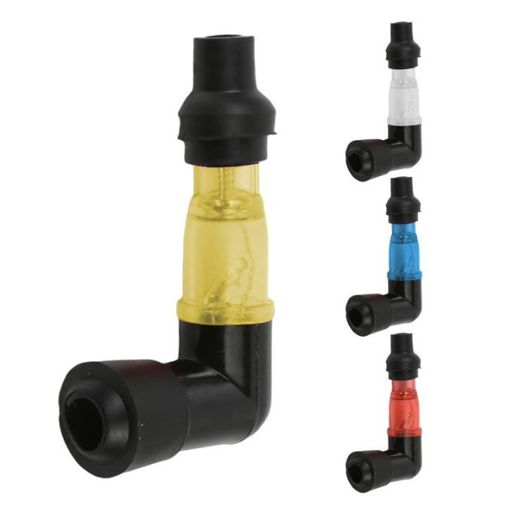 Motorcycle Flashing Spark Plug Cap Universall 90 Degree Motorcycle ...