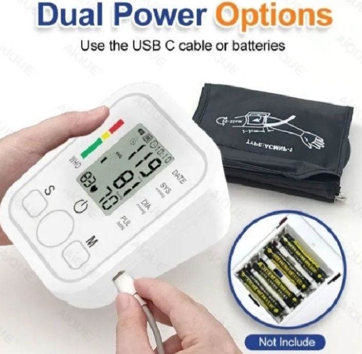 imported Automatic Digital ARM Blood Pressure Monitor Sphygmomanometer ...