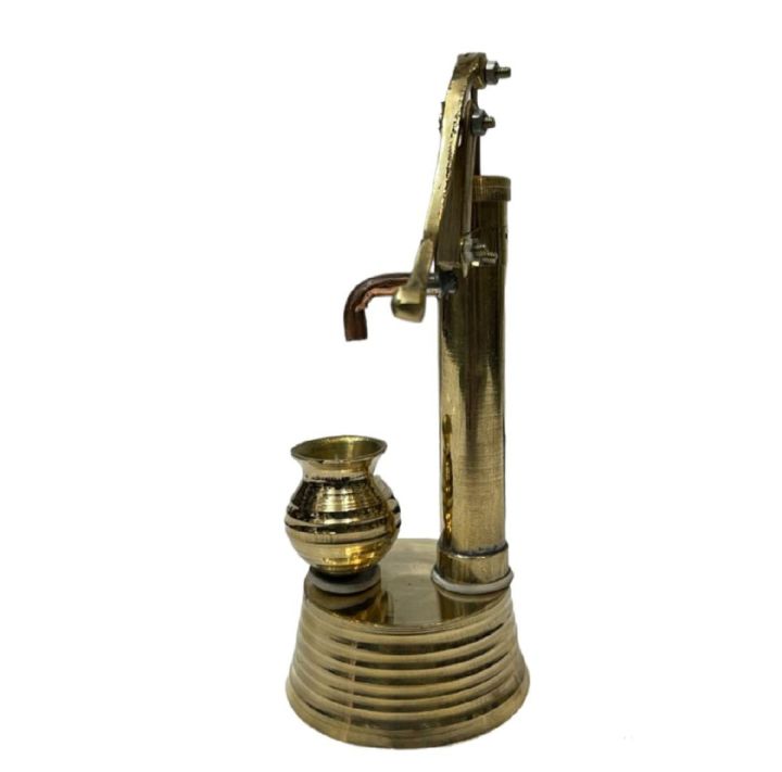 Brass Pump Decors, Brass Showpiece, Brass Antique Hand Pump, Handmade ...