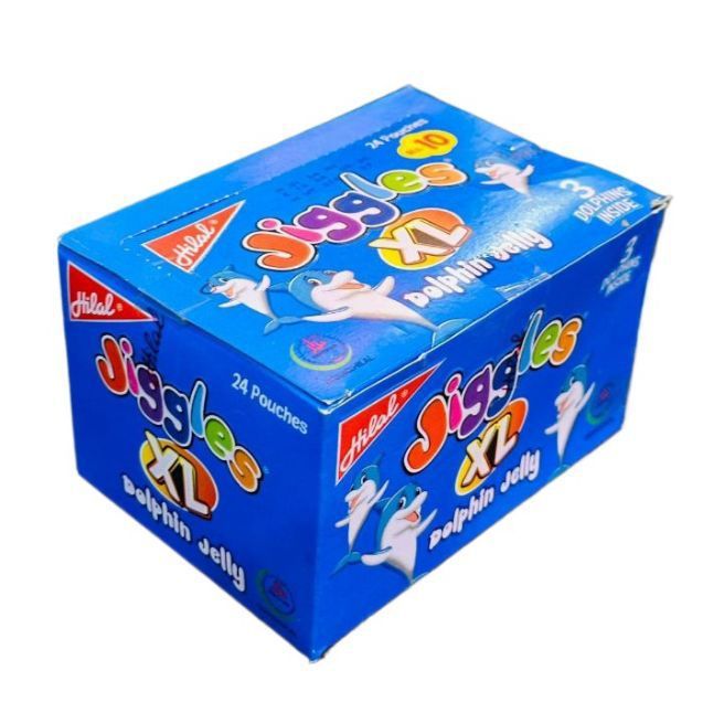 Original Hilal Jiggles XL Dolphin Jelly (Pack Of 24 Pieces Box) / 3 ...