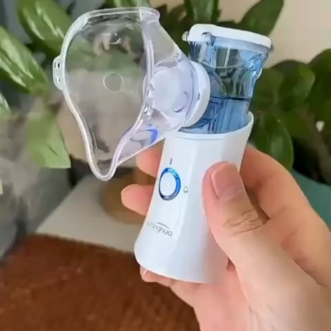 Nebulizer Machine Portable Rechargeable & Silent Mesh Nebulizer for ...