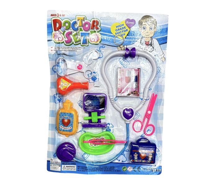 Doctor Nurse Toy Set Kids Simulation Pretend Play Medical Playing Girl ...